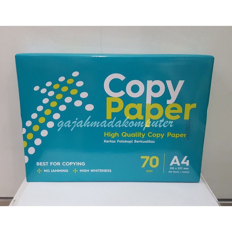 Kertas HVS Copy Paper A4 dan F4 (per box) - A4
