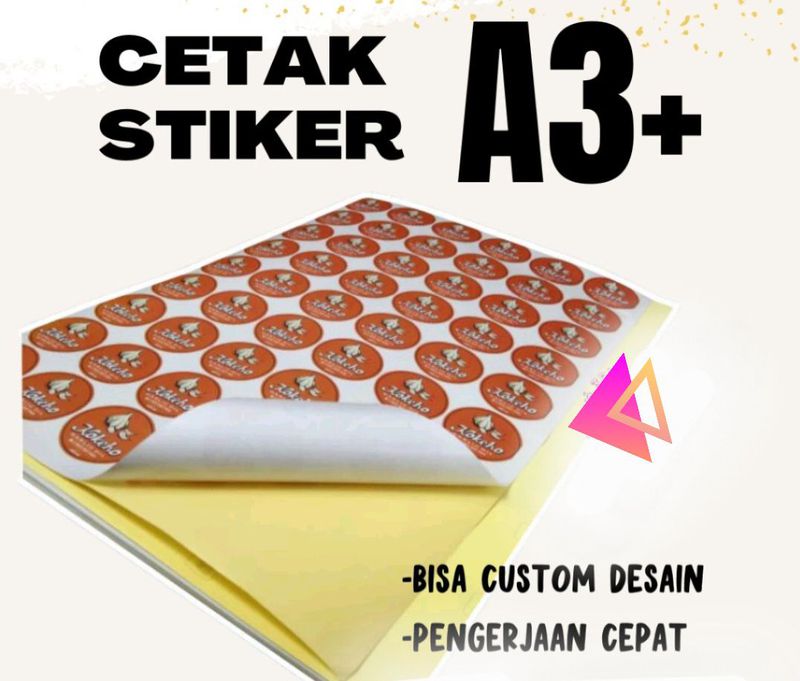 Cetak Sticker A3+