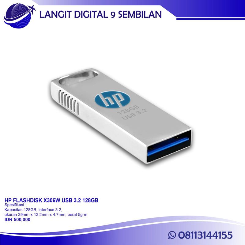 HP FLASHDISK X306W USB 3.2 128GB