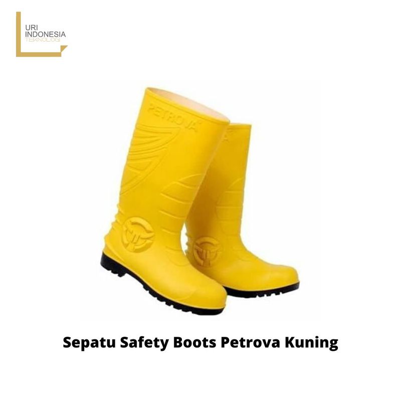Sepatu Safety Boots Petrova Kuning / Sepatu Boot Petrova