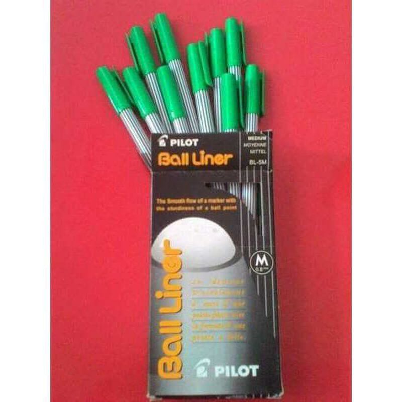 Ballpoint Pilot Balliner Warna Hijau