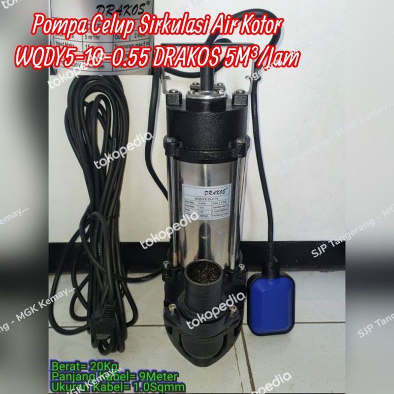 Pompa Sirkulasi Air Merk Drakos