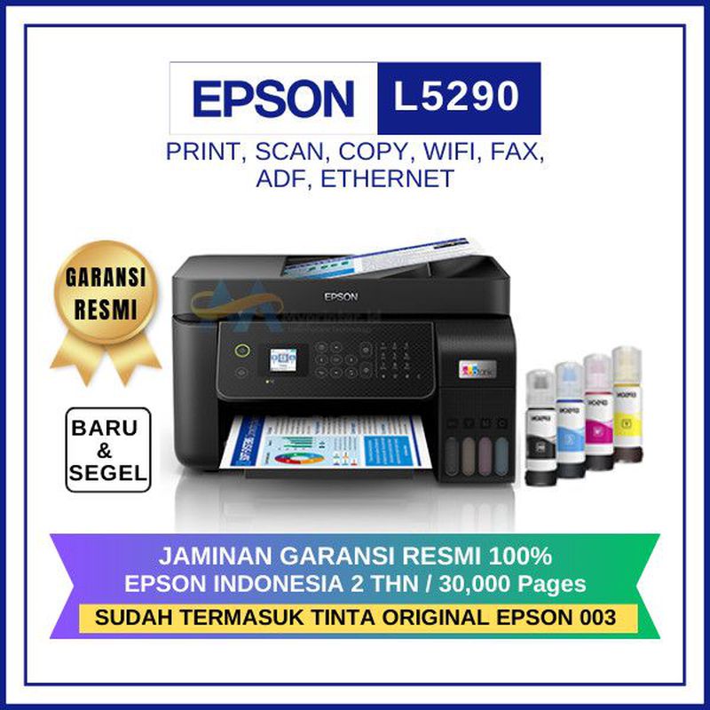Epson EcoTank L5290 A4 Wi-Fi All-in-One Ink Tank Printer with ADF