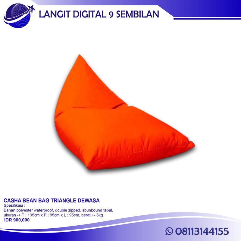 CASHA BEAN BAG TRIANGLE DEWASA