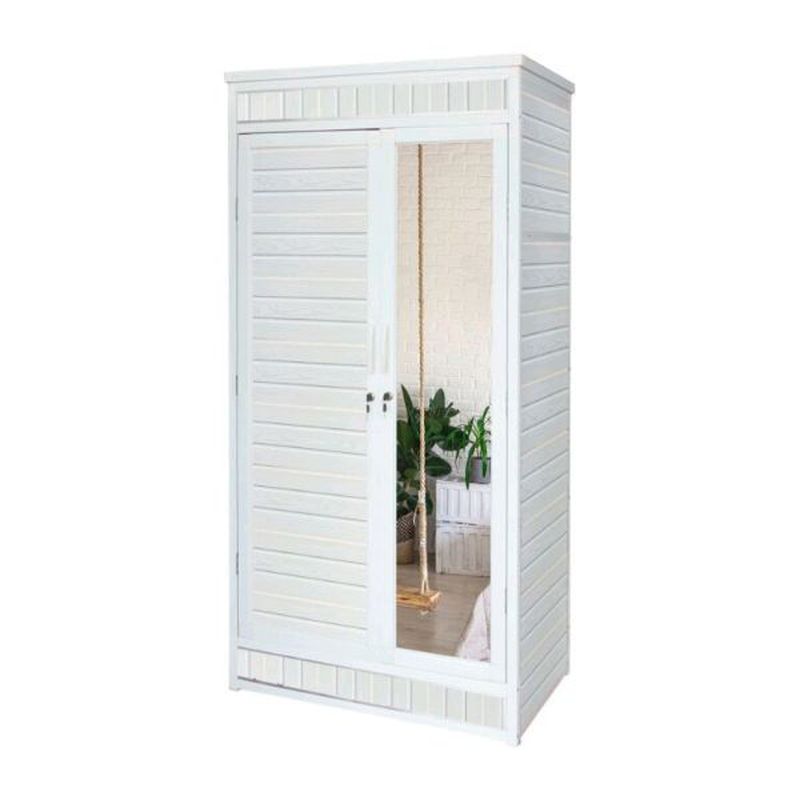Lemari Pakaian PVC 2 Pintu Swing