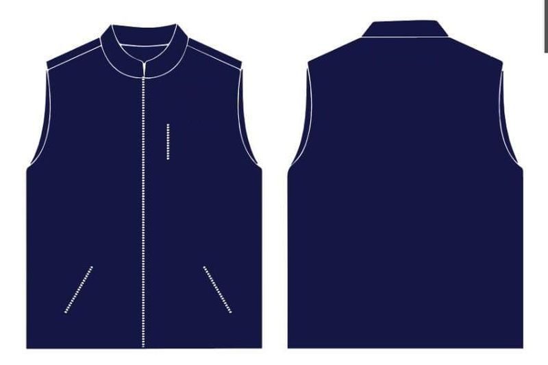 Rompi Lapangan Bordir - Hitam - L