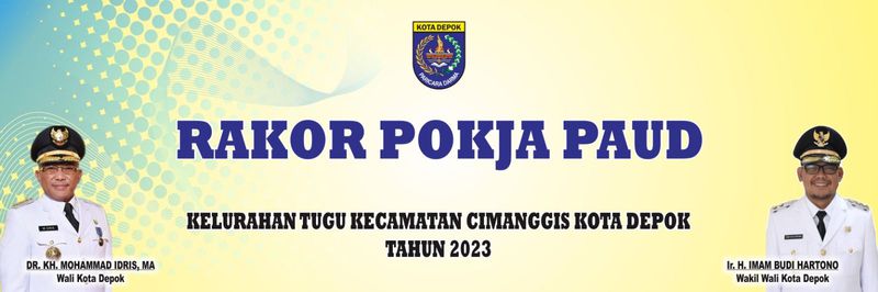 Spanduk Rakor Pokja PAUD