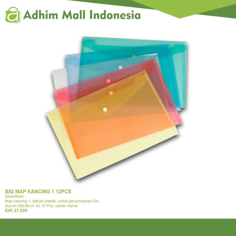 BIG MAP KANCING 1 12PCS