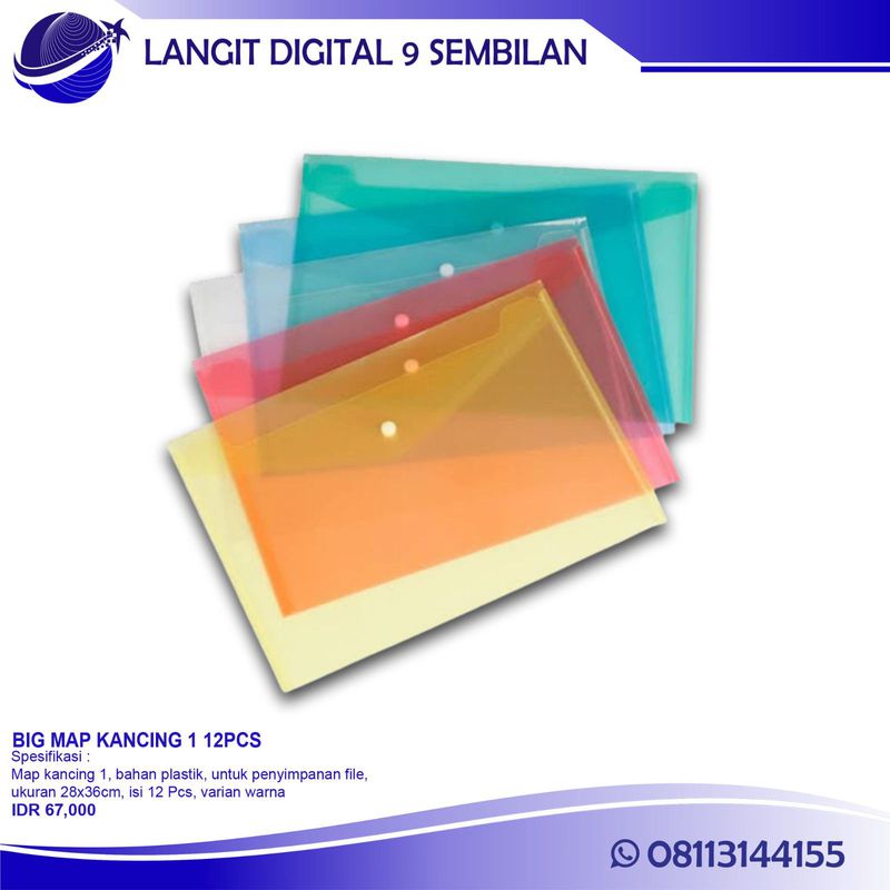 BIG MAP KANCING 1 12PCS