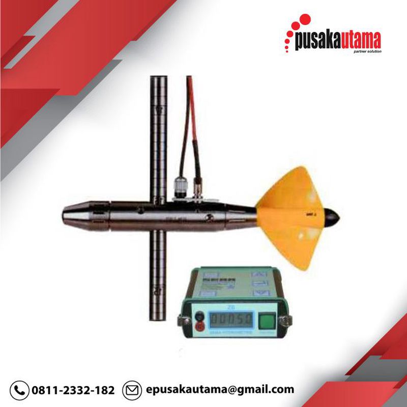 Current Meter F1 Universal 1 Set (Counter, Propeler,Tongkat, Pengarah ...