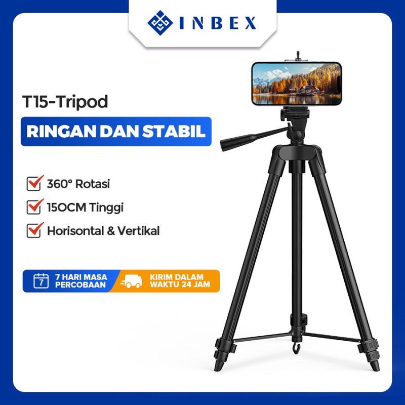 INBEX Tripod HP Camera Extendable Portable Stabilizer For DSLR HP T15