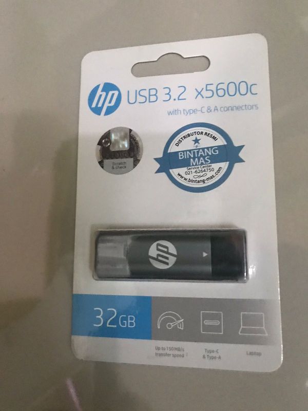 Flash Disk OTG hp type c - 64 Gb