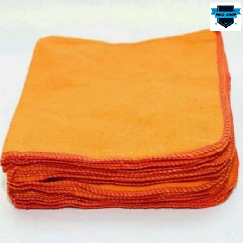 Kain Lap Flanel Kuning 35x41