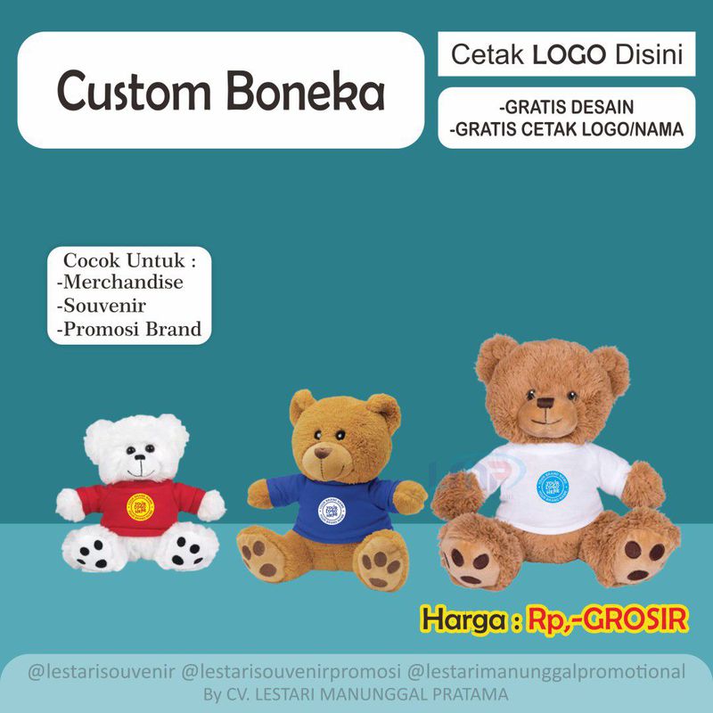 Merchandise Souvenir Boneka Custom (BK-01)