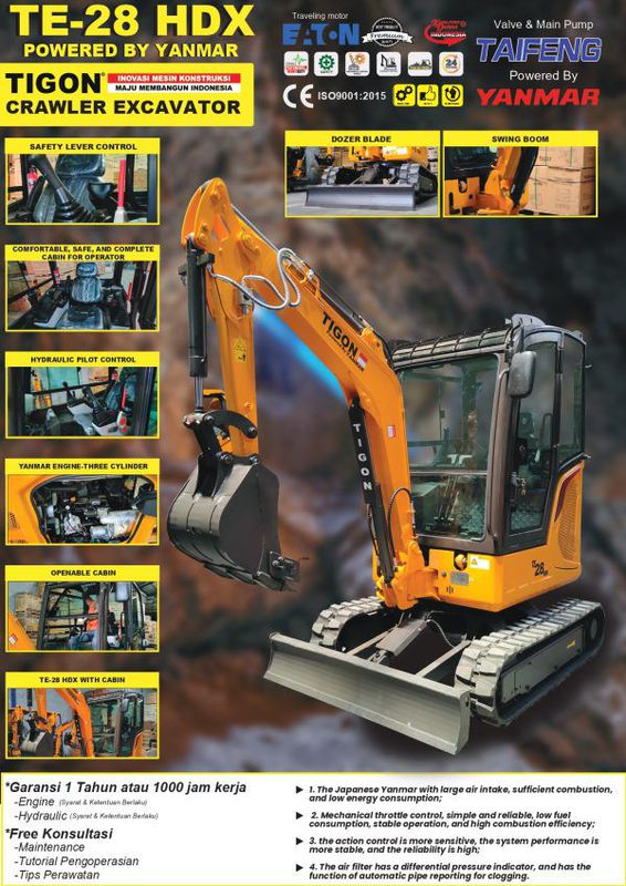 Tigon Crawler Excavator TE-28 HDX