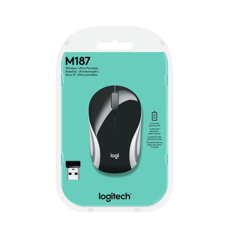 MOUSE WIRELESS LOGITECH M187