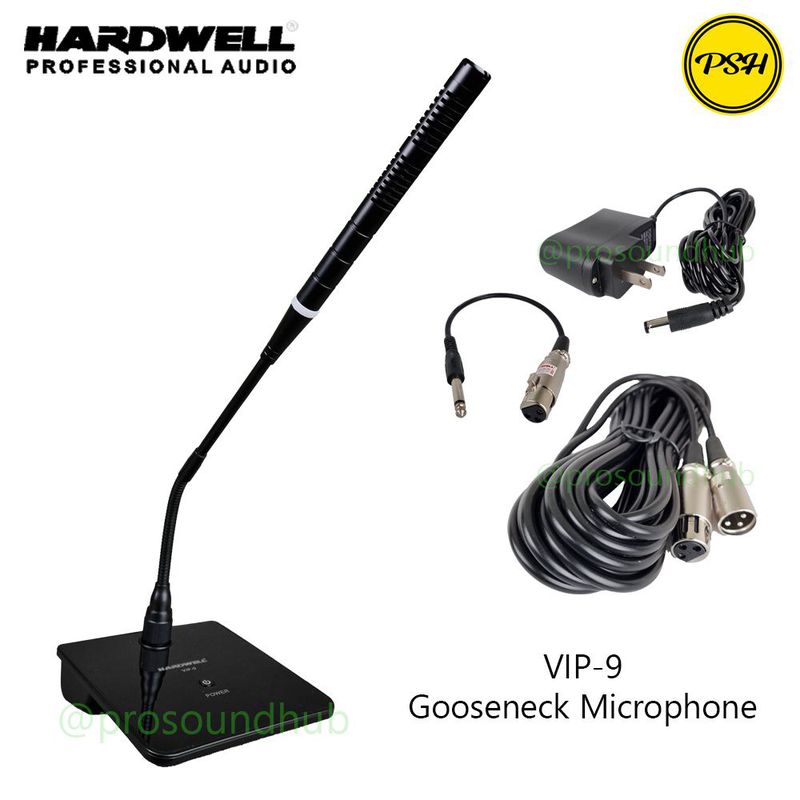 Mic Meja Podium HARDWELL VIP 9 Microphone Conference