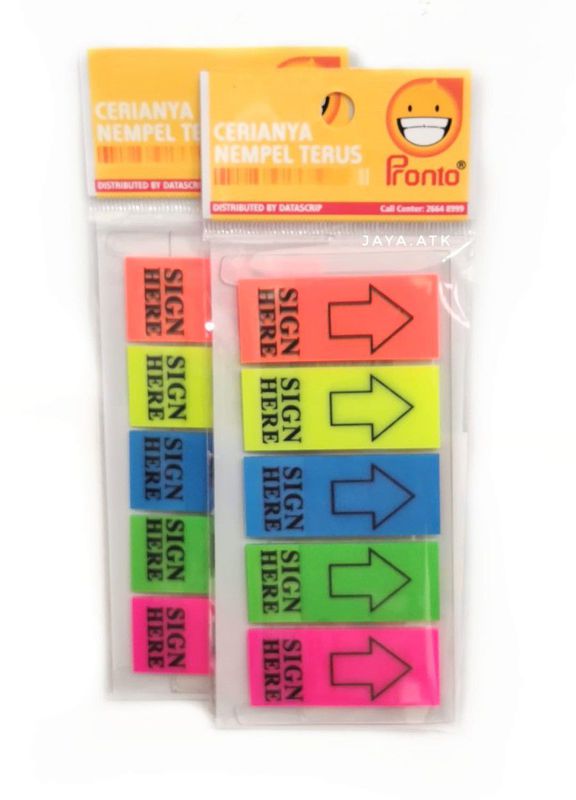 STICKY NOTES SIGN HERE