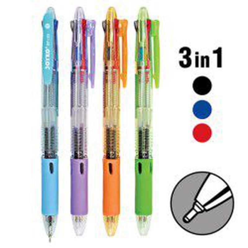 Pulpen Joyko 3 Warna BP-199 TRICO