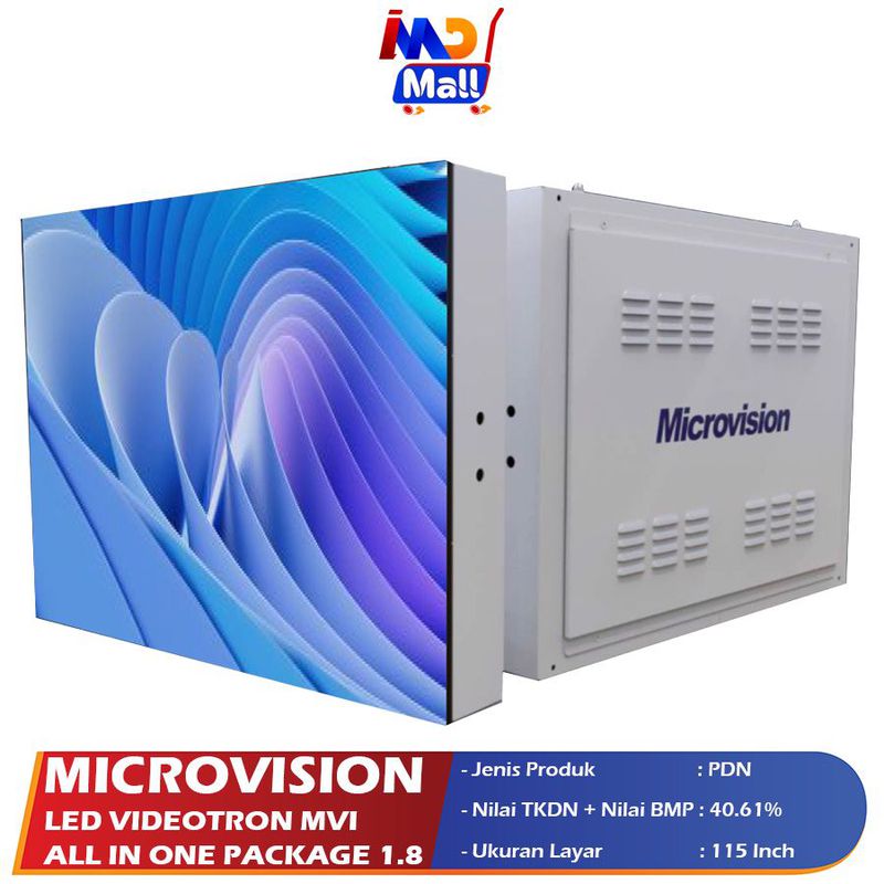 MICROVISION LED VIDEOTRON ALL IN ONE PACKAGE 1.8 DIGITAL SIGNAGE 115 ...