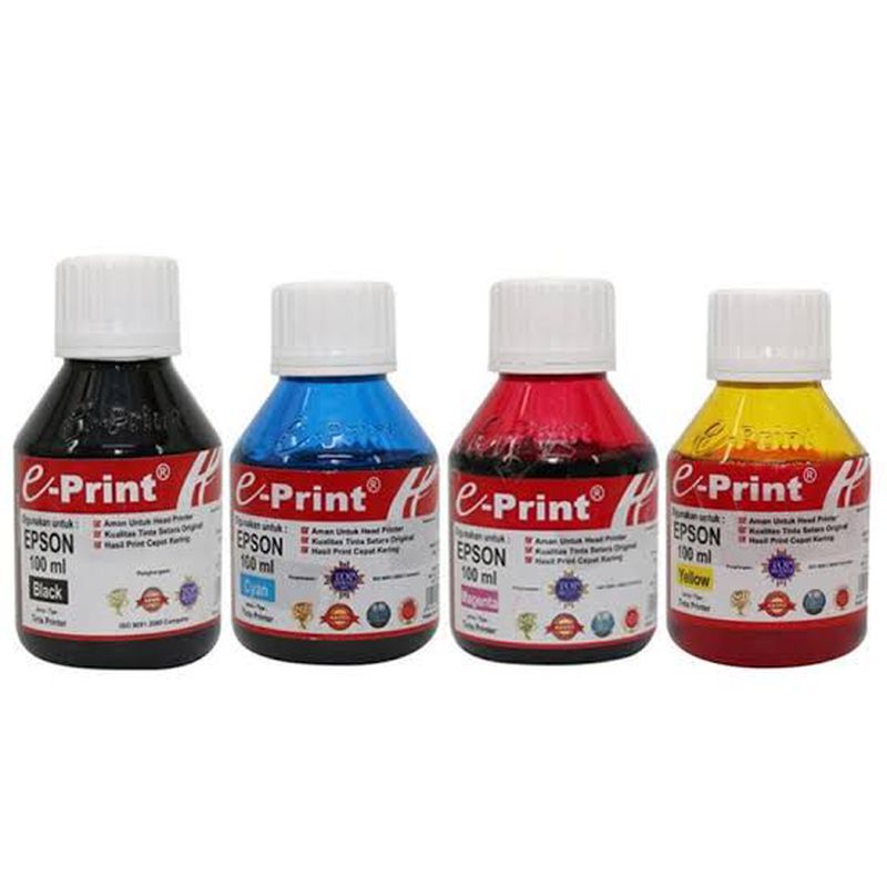 Tinta Epson 100 ml 4 Macam Warna - Ungu Tua