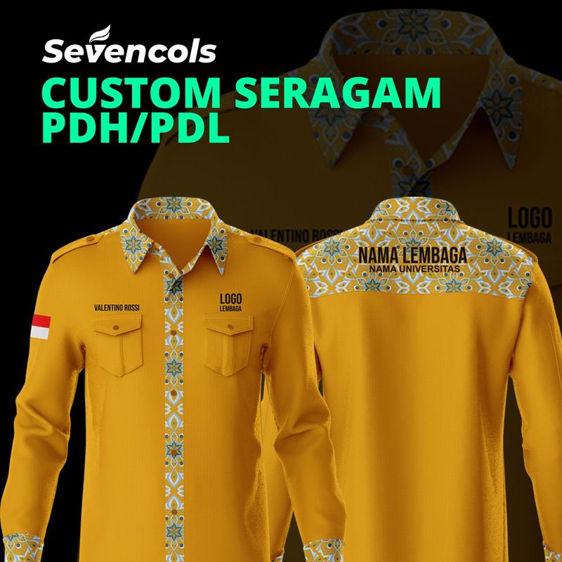 Kemeja PDH PDL Custom Instansi - XXL - Japan Drill