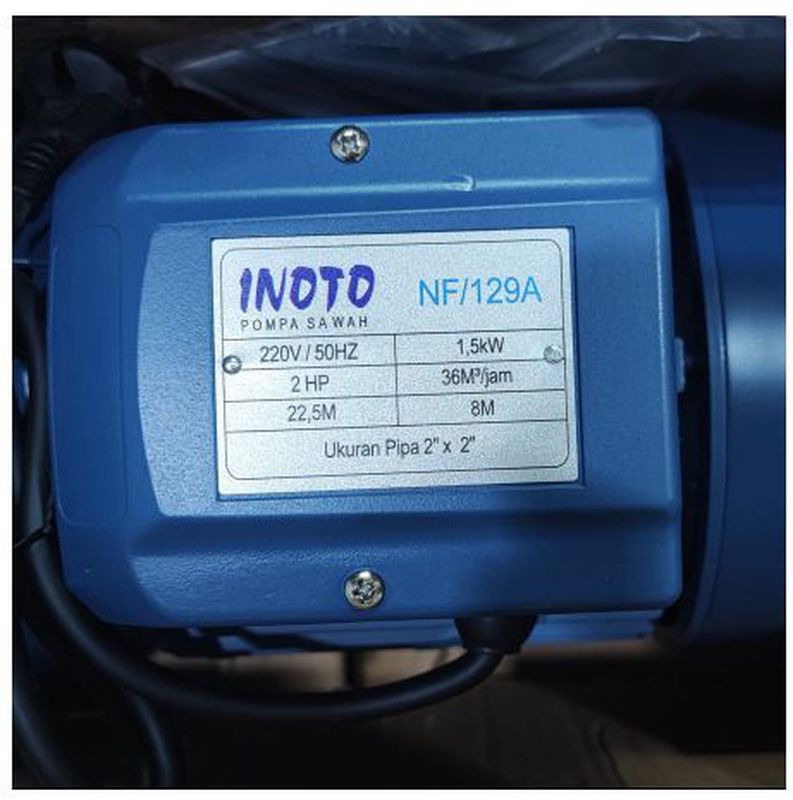 INOTO NF 129 A pompa air sentrifugal 2hp 2