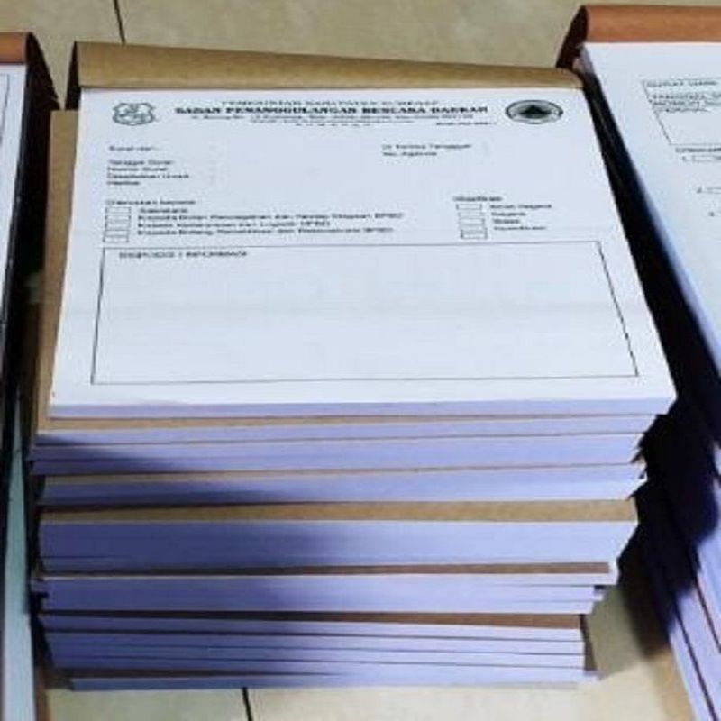 Blanko SPPD 1/2 F4 (Setengah Folio) Kertas NCR Rangkap 2 - NUANSA