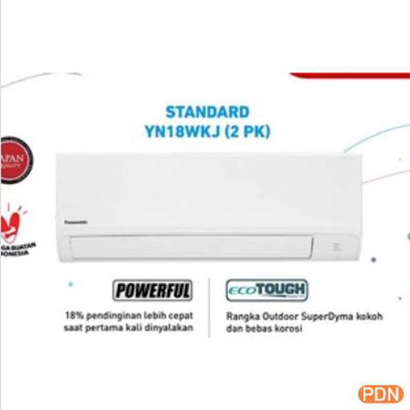 AC PANASONIC AC 2 PK Standar / AC Outdoor Plus Jasa Pemasangan