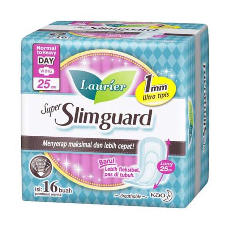 Laurier Super Slim Guard Day 25 cm 16 Pcs