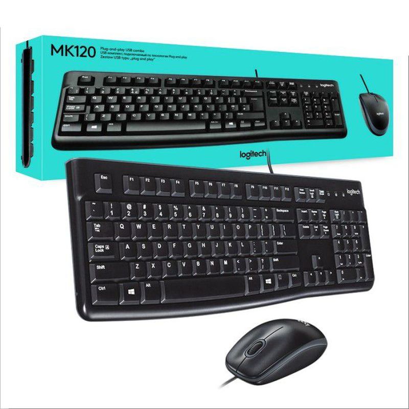 KEYBOARD MOUSE LOGITECH MK120