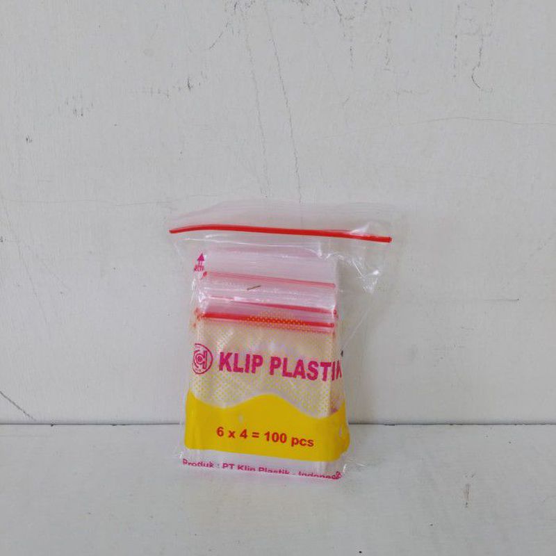 Plastik Klip Ukuran 6x4 (isi 100 pcs)