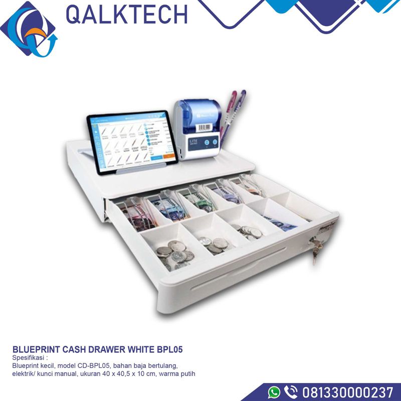 BLUEPRINT CASH DRAWER WHITE BPL05