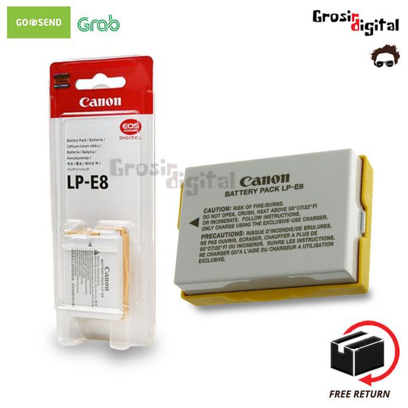 Battery canon LP-E8 Li-ion 550D 600D 700D