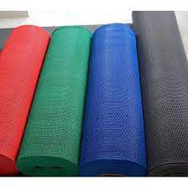 Karpet PVC anti slip 150x120 - Merah