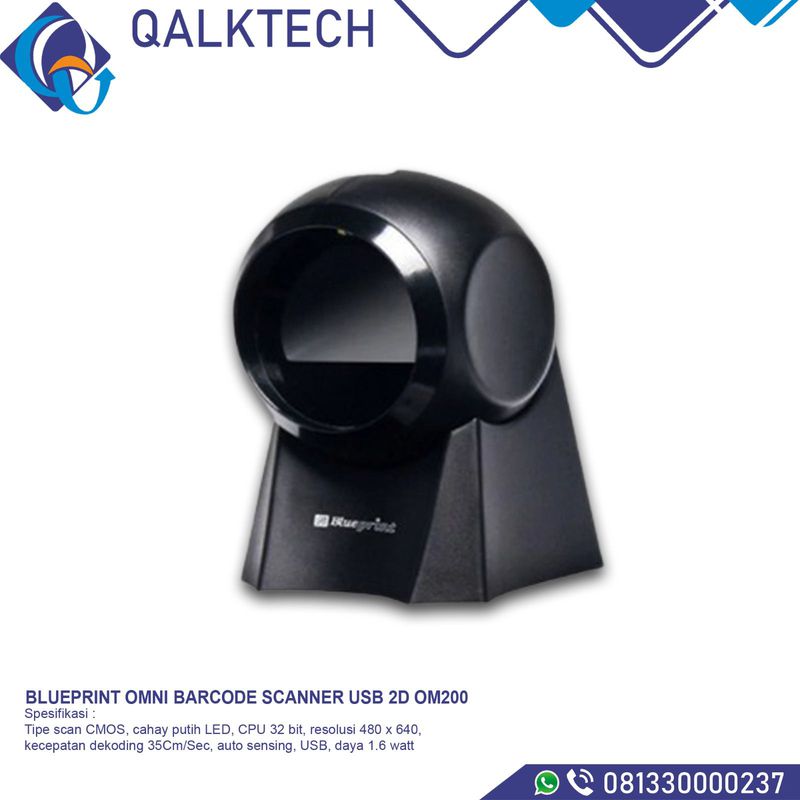 BLUEPRINT OMNI BARCODE SCANNER USB 2D OM200