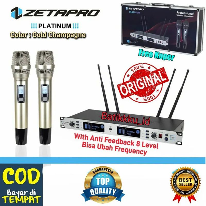 Mic Wireless ZETA PRO Platinum