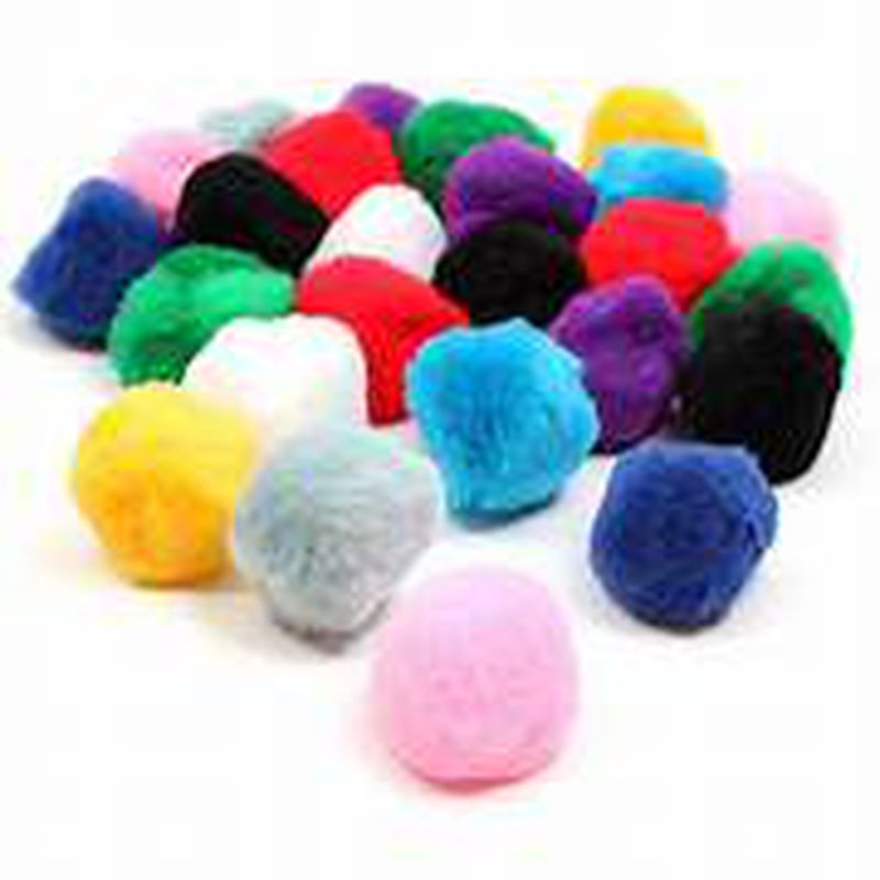 Pom POM 2.5cm Aneka Warna