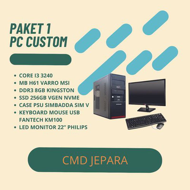 Komputer PC CPU Built Up - Paket 1