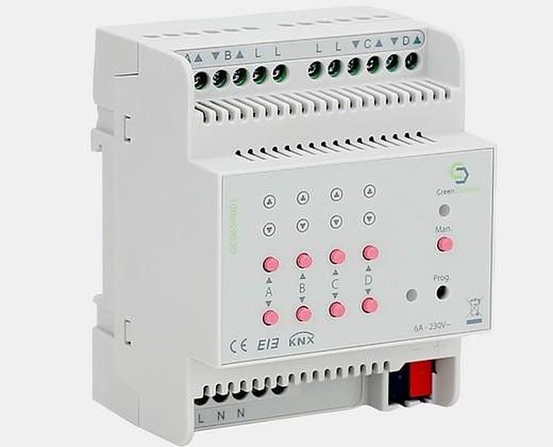 KNX Shutter Actuator 4 Channel