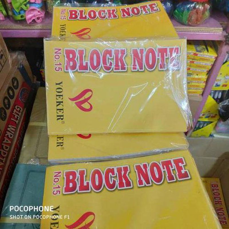 BUKU CATATAN BLOCK NOTE