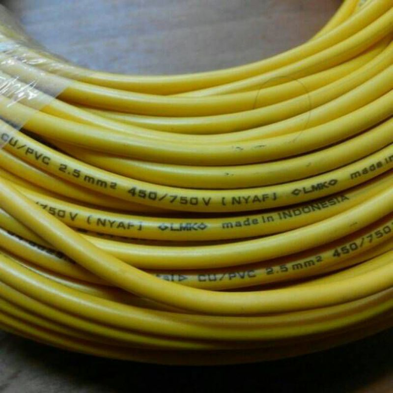 Kabel NYAF 2,5mm kuning