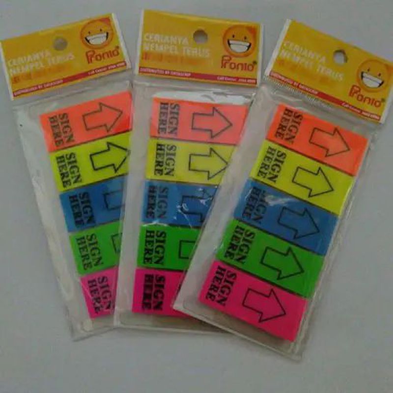 Post It Sign Here Pronto