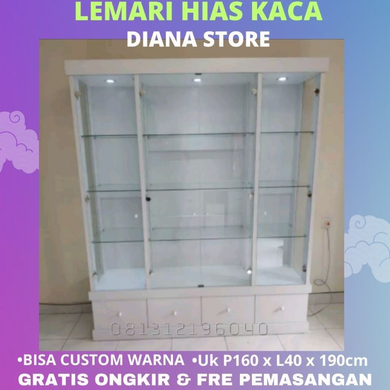 LEMARI KACA / LEMARI HIAS