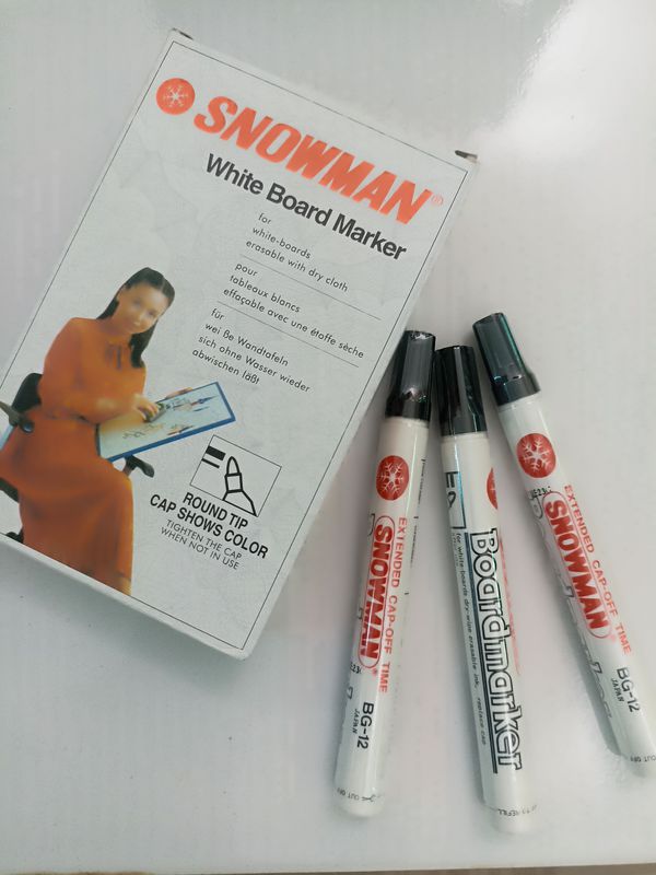 Spidol Boardmaker Snowman Hitam