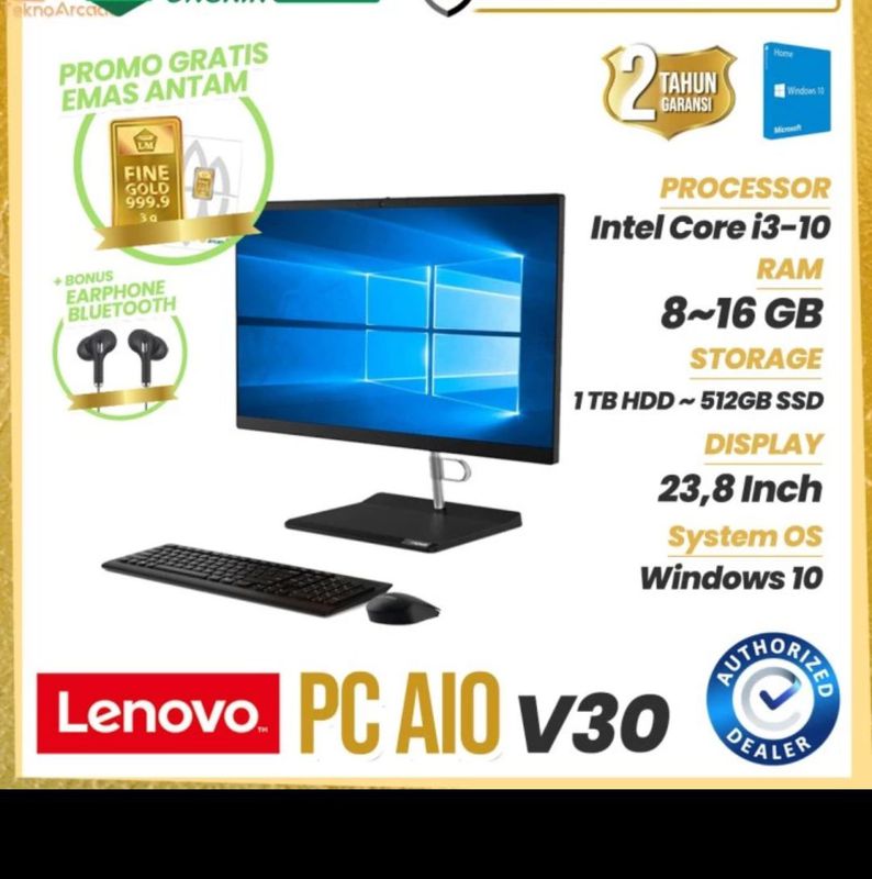 PC AIO ALL IN ONE CORE I3