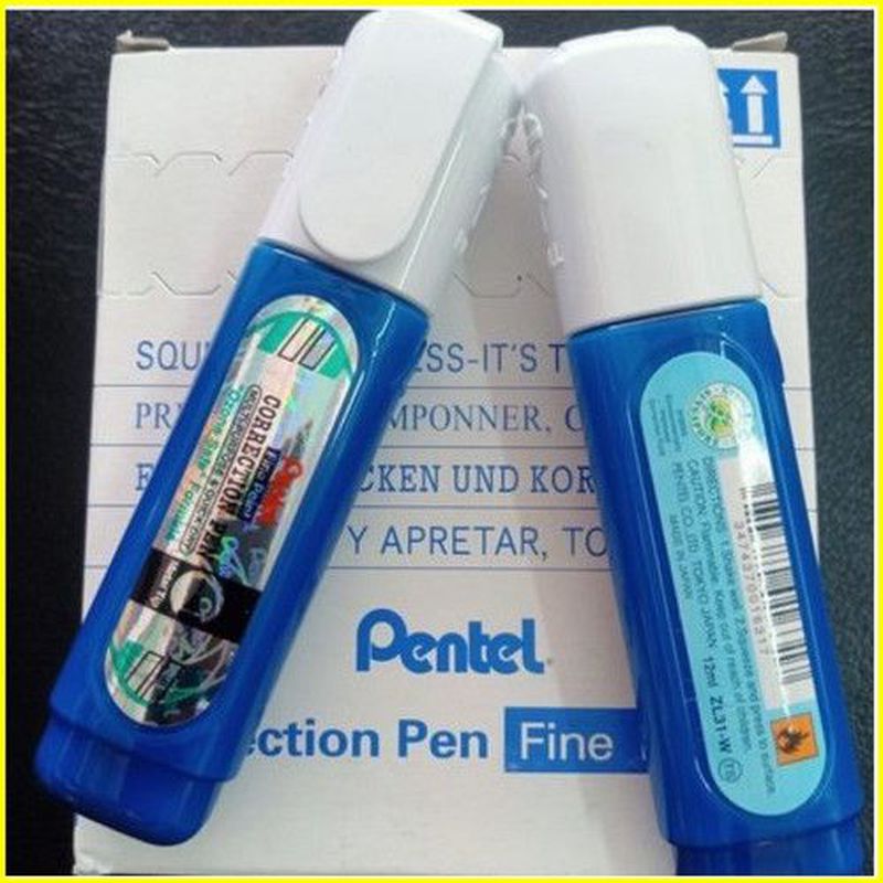 Tip Ex Pentel Gepeng