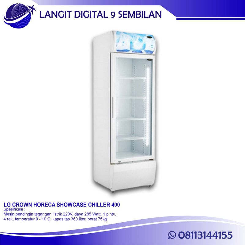 LG CROWN HORECA SHOWCASE CHILLER 400