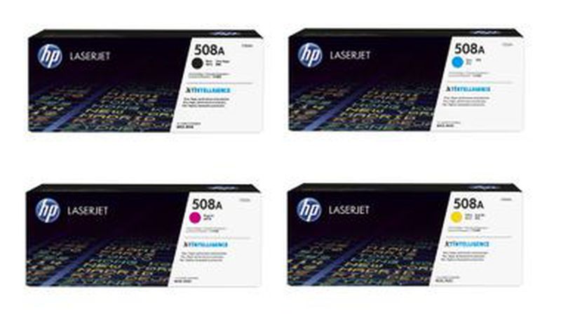 Toner HP LaserJet 508A Catridge (CF360A CF361A CF362A CF363A) Original ...