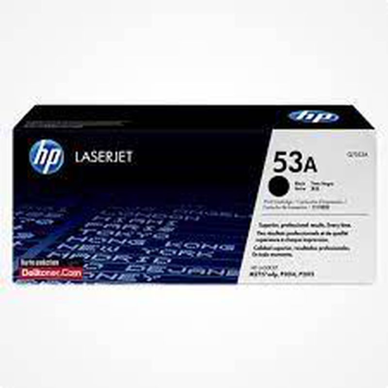 Toner HP 53A Black Original LaserJet Toner Cartridge
